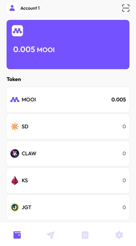 MOOI Walletで自分のウォレットを作成する方法